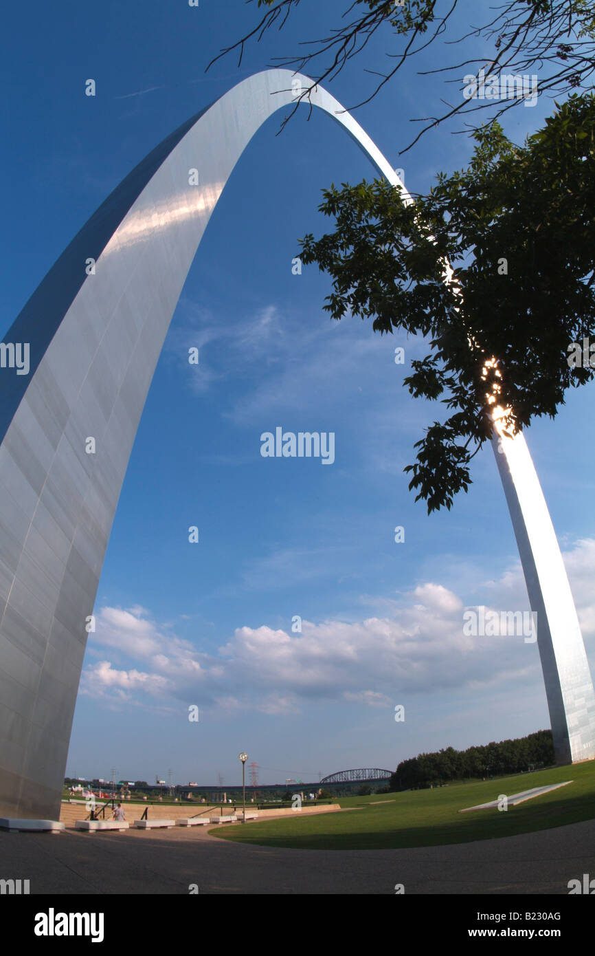 Low angle view of arch, Gateway Arch, St. Louis, Missouri, USA Stock ...