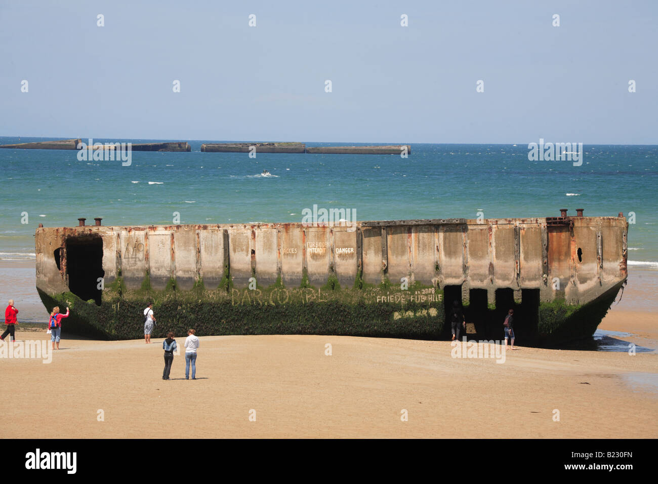 Arromanches Les Bains France Stock Photo - Alamy