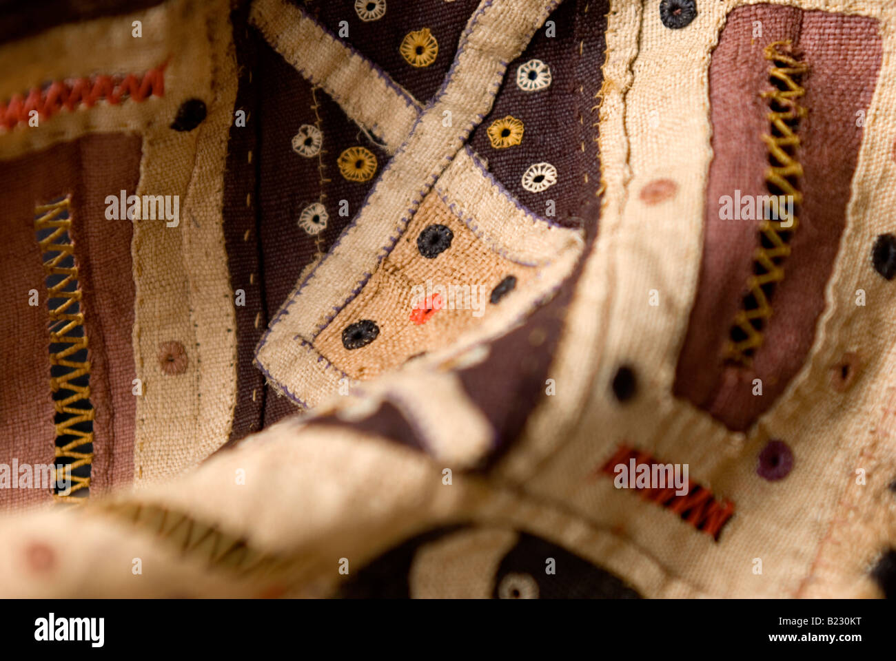 kuba raffia cloth democratic republic of congo africa Stock Photo - Alamy