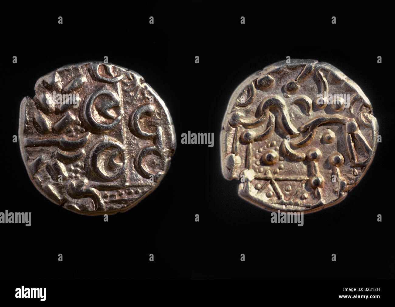 Celtic North East Coast Gold Stater Stock Photo - Alamy