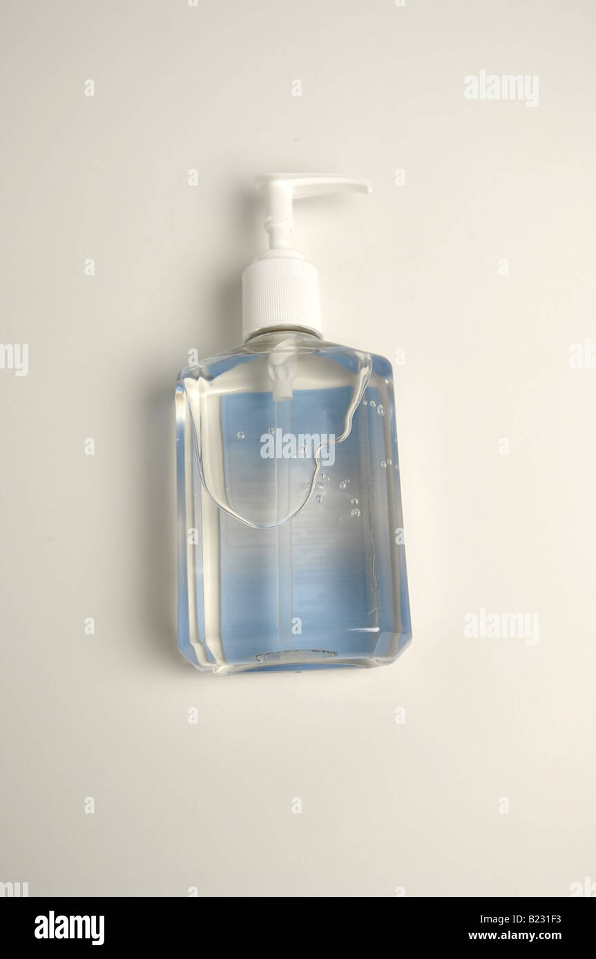 hand sanitizer cut-out no brand name showing Stock Photo - Alamy