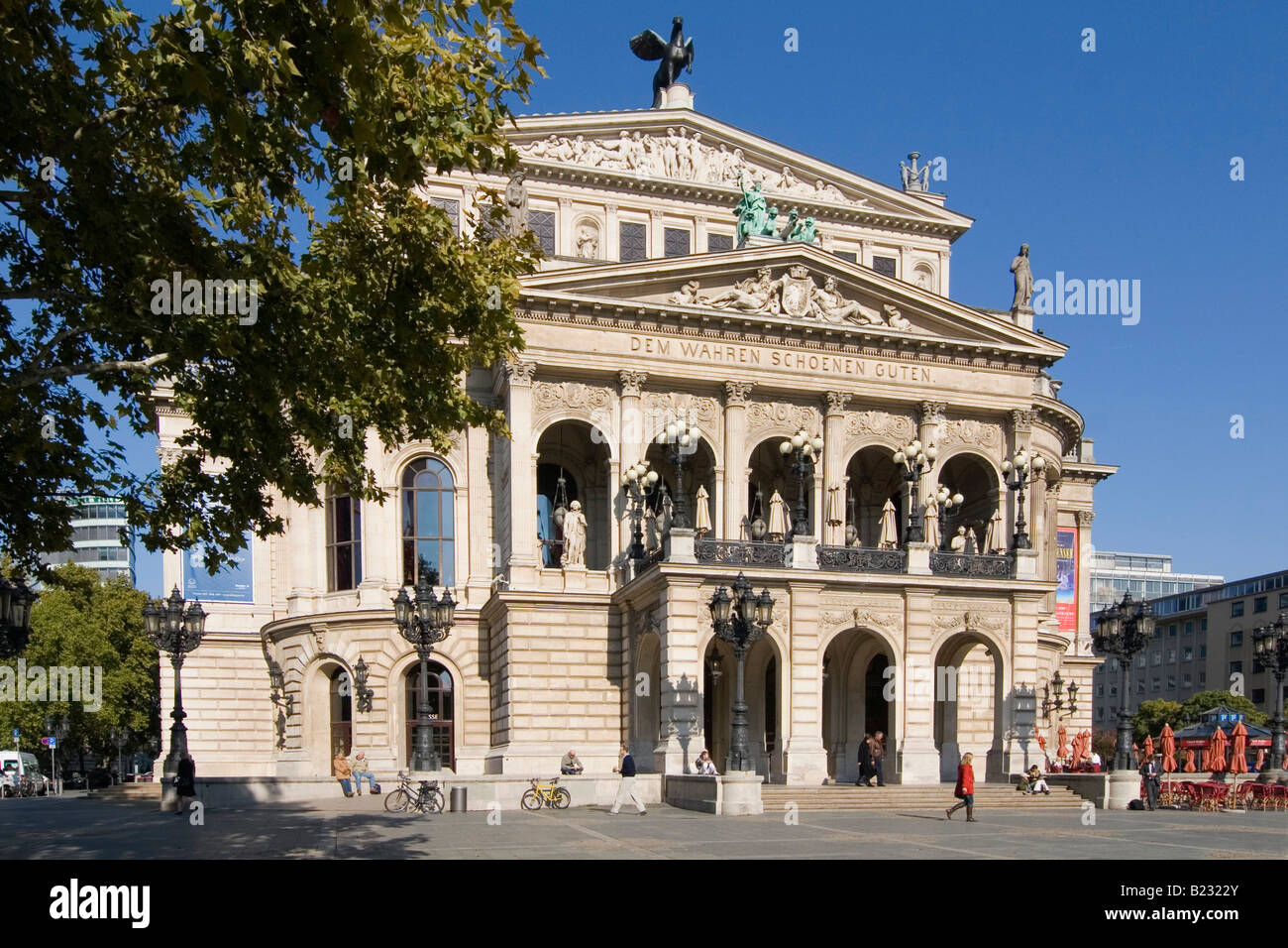 Facade of building Germany Stock Photo - Alamy