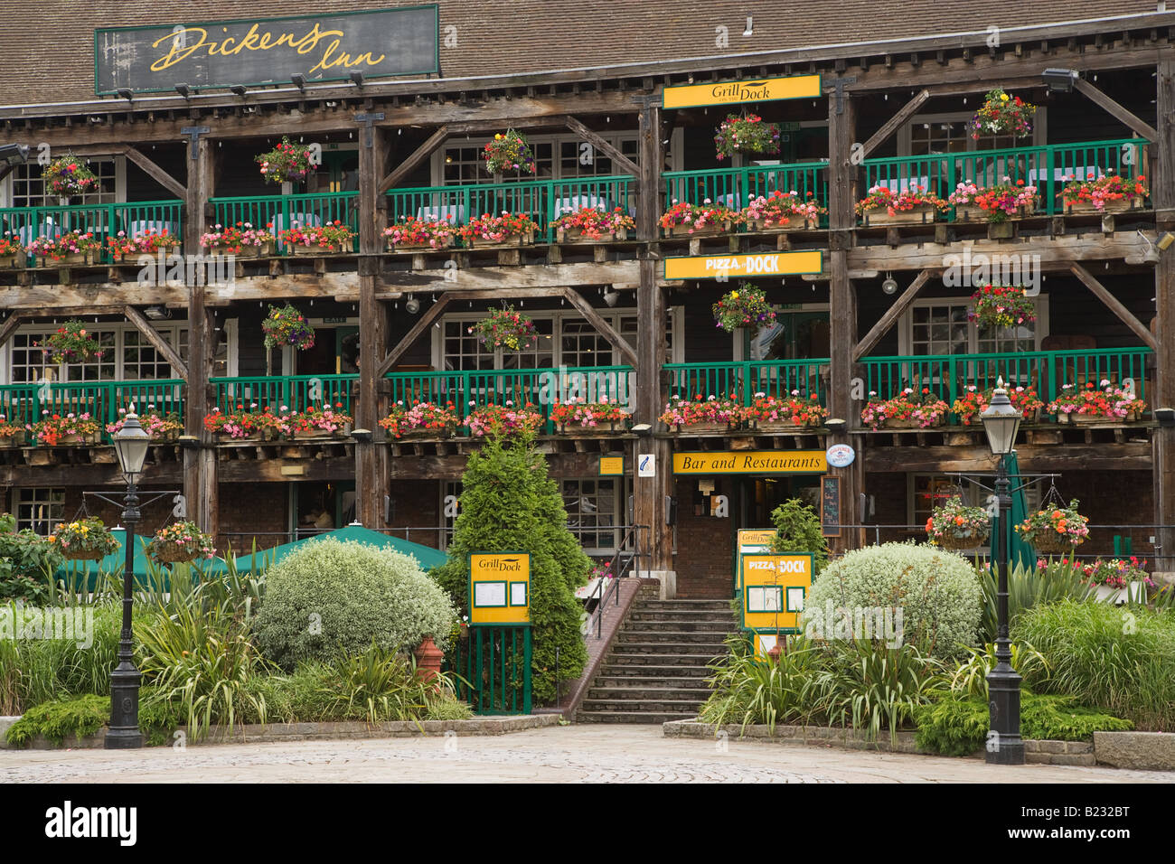 Dickens Inn public house and restaurant bar at St Katharine's Dock ...