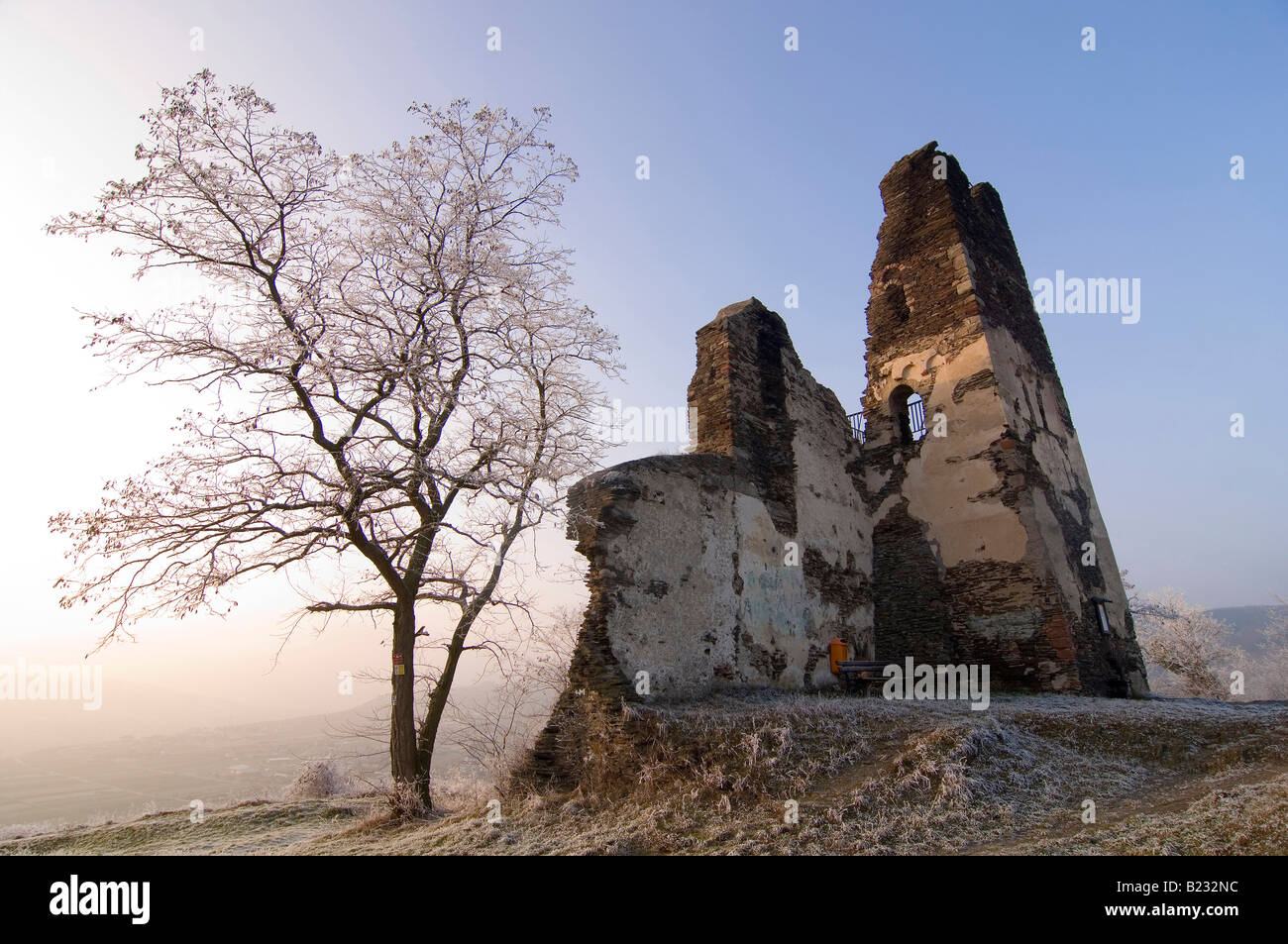 Old ruins of monastery on landscape Germany Stock Photo - Alamy