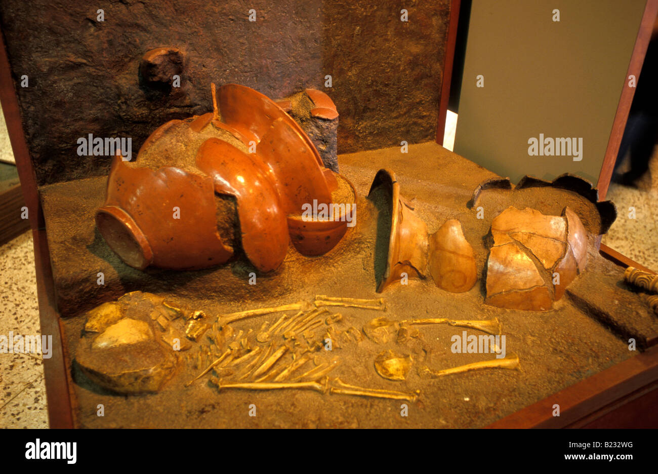 child buried in pot exhibit at ban chiang historical museum ban chiang ...