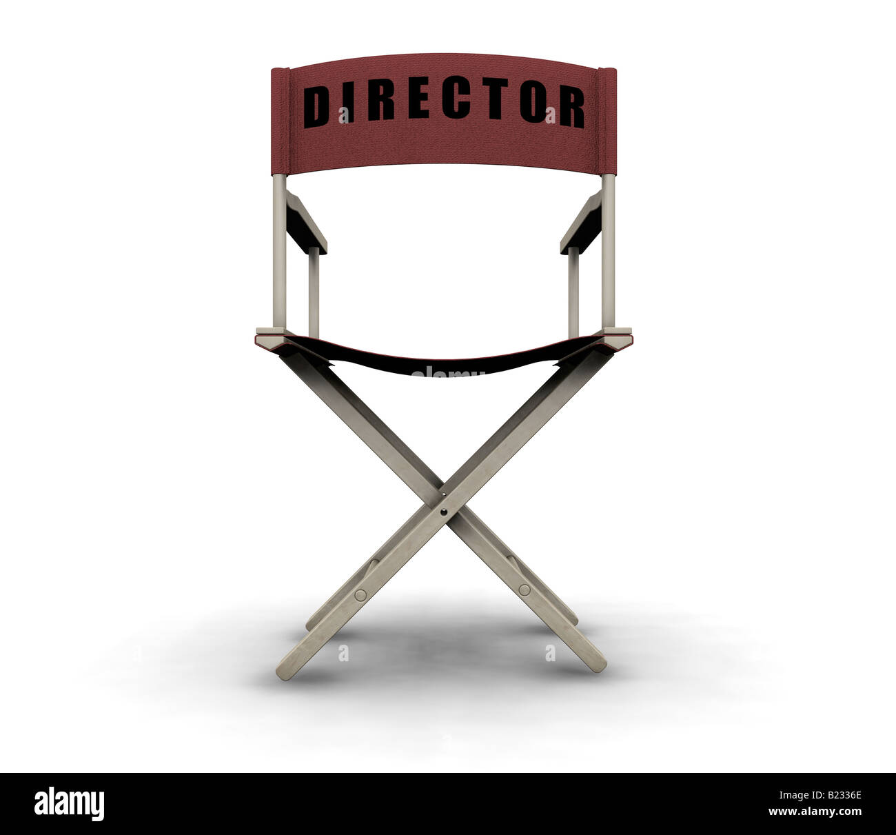 3D render of a directors chair Stock Photo - Alamy