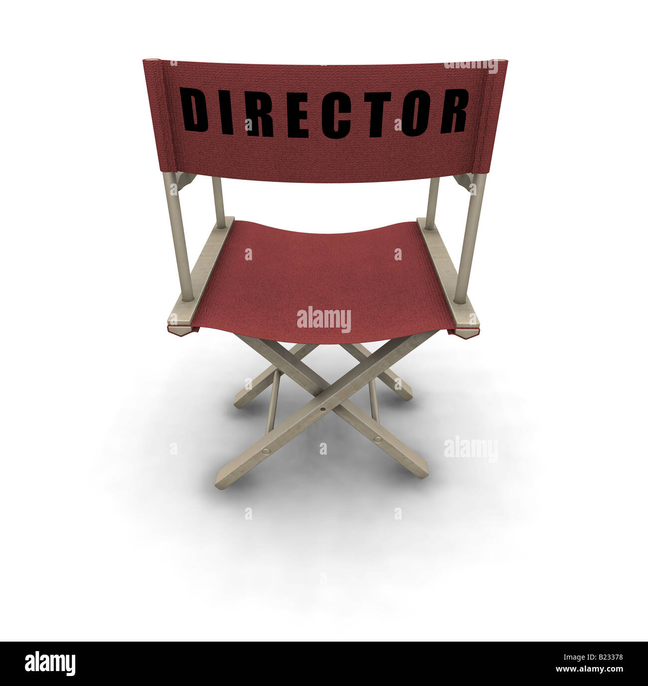 3D render of a directors chair Stock Photo - Alamy