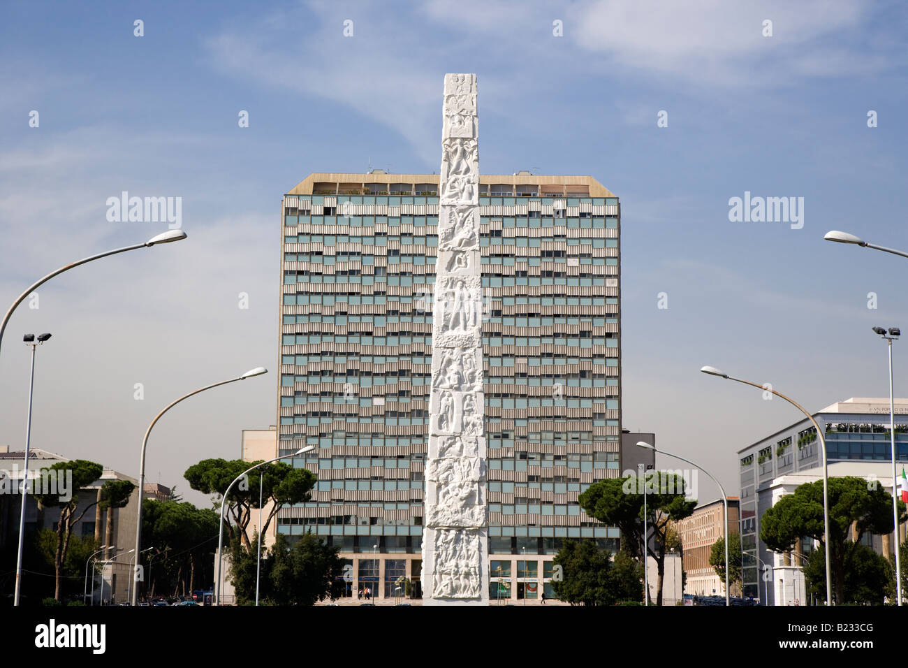 Mussolini obelisk hi-res stock photography and images - Alamy