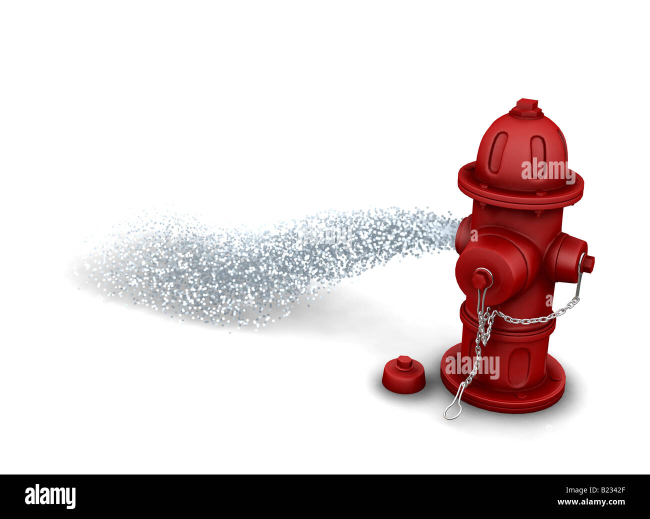 3D render of a fire hydrant Stock Photo - Alamy