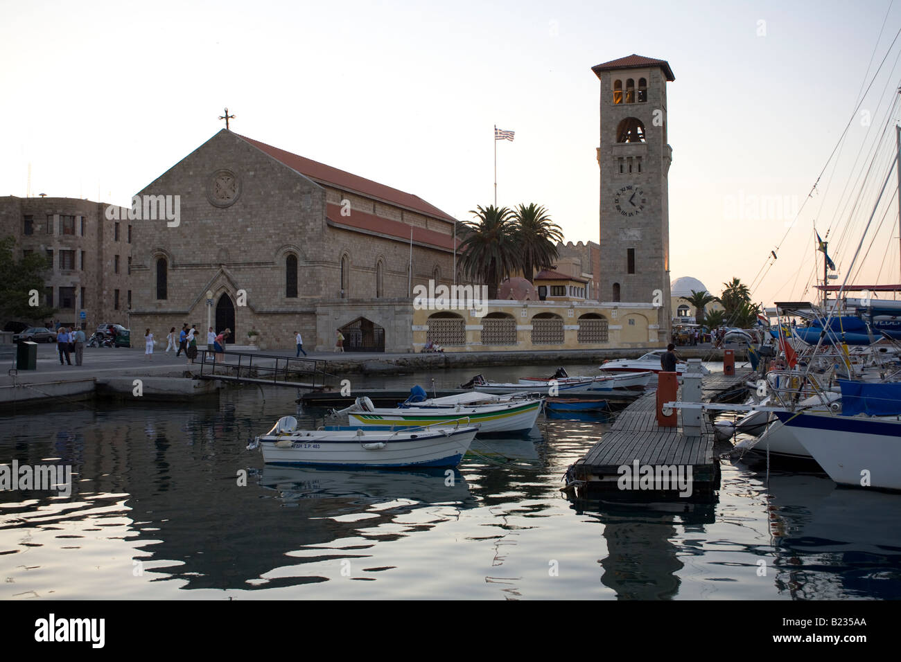 The Church of the Annunciation. City of Rhodes, island of Rhodes ...