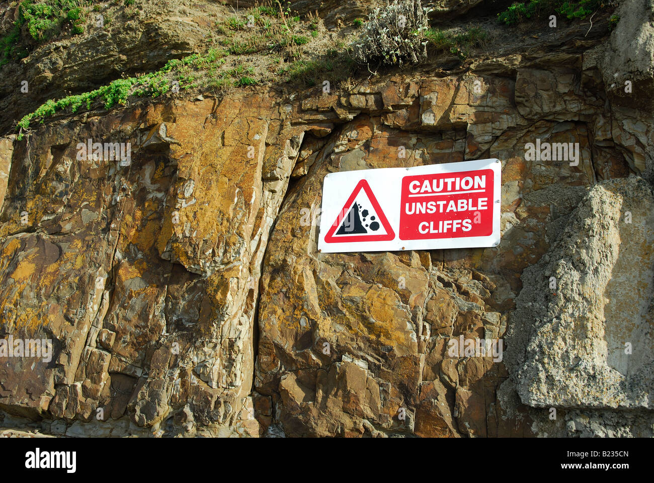 Cliff Face Unstable Stock Photo - Alamy
