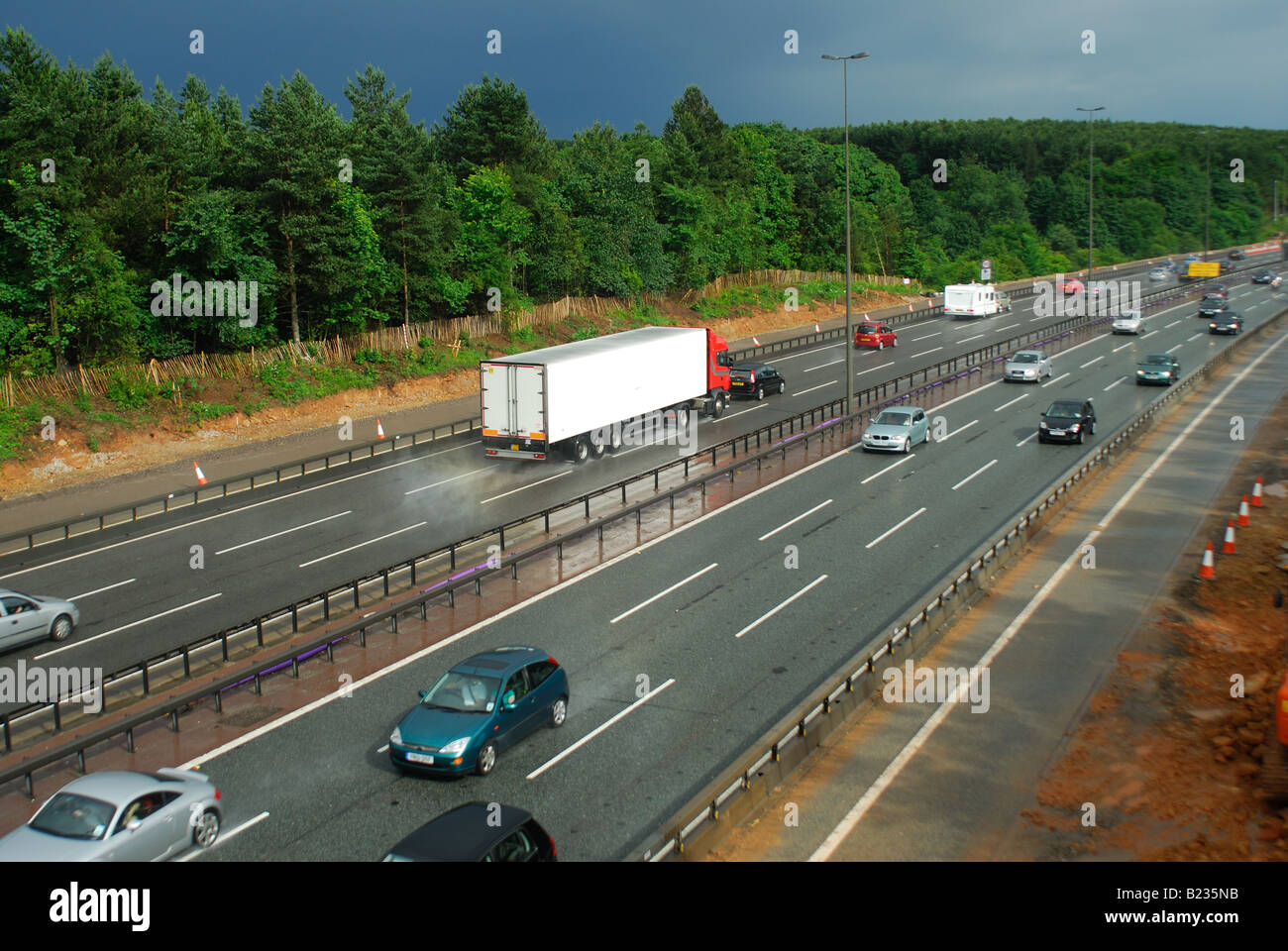 M1 Motorway England Stock Photo - Alamy