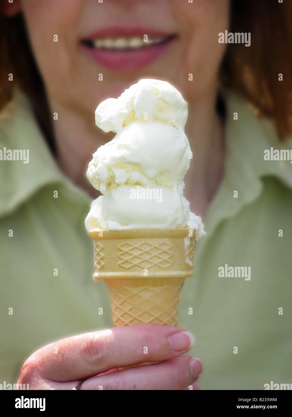 Ice Cream Cone Stock Photo - Alamy