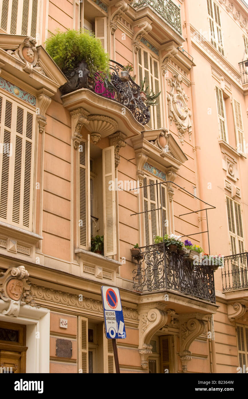 House in Monaco Stock Photo - Alamy