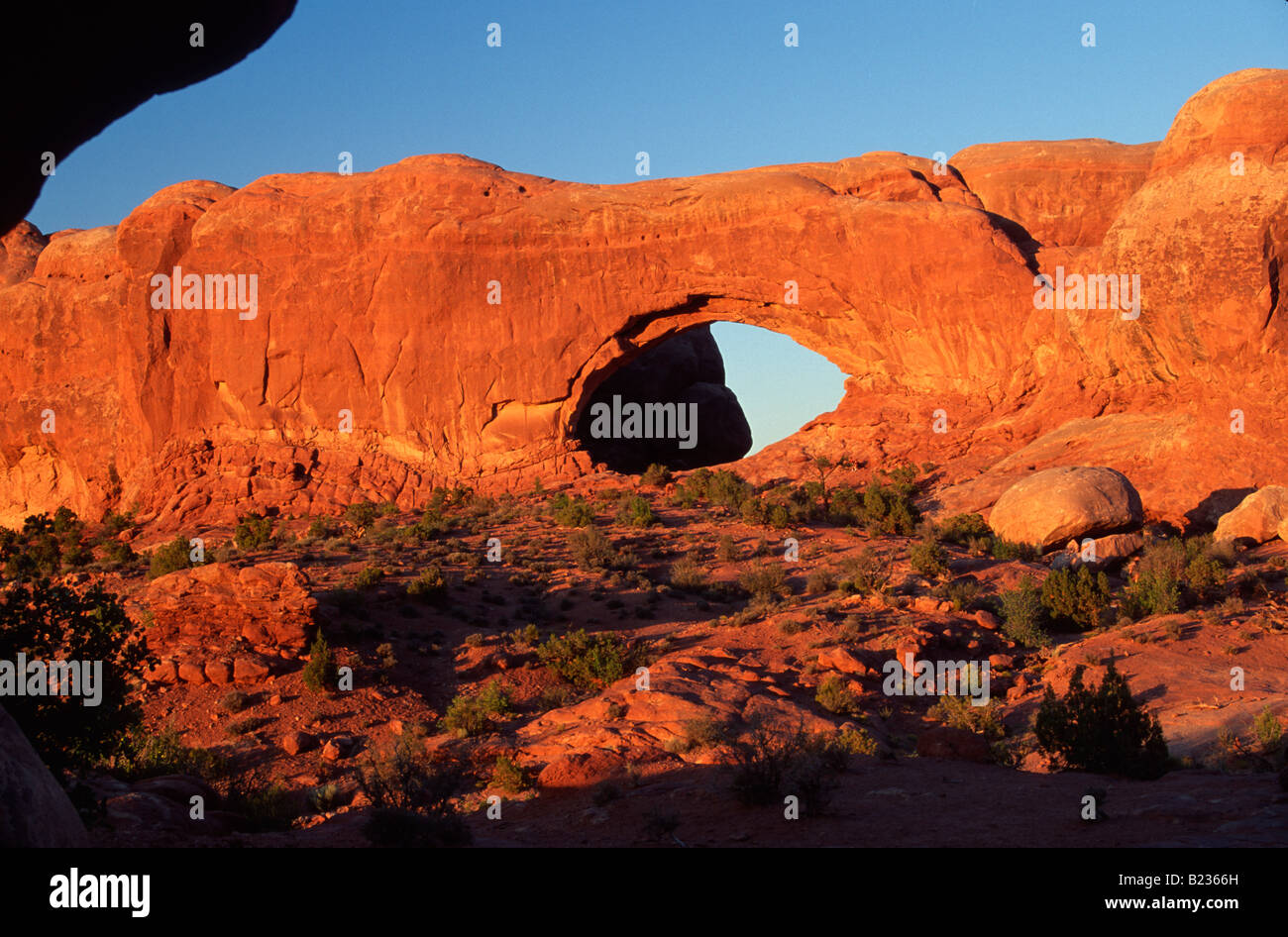 North Window Arch Stock Photo - Alamy