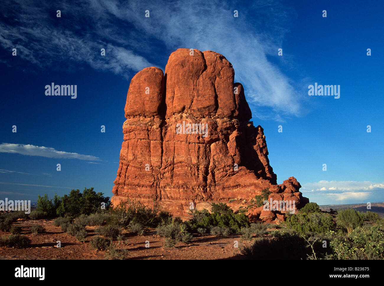 Sandstone formation Arches National Park Stock Photo - Alamy