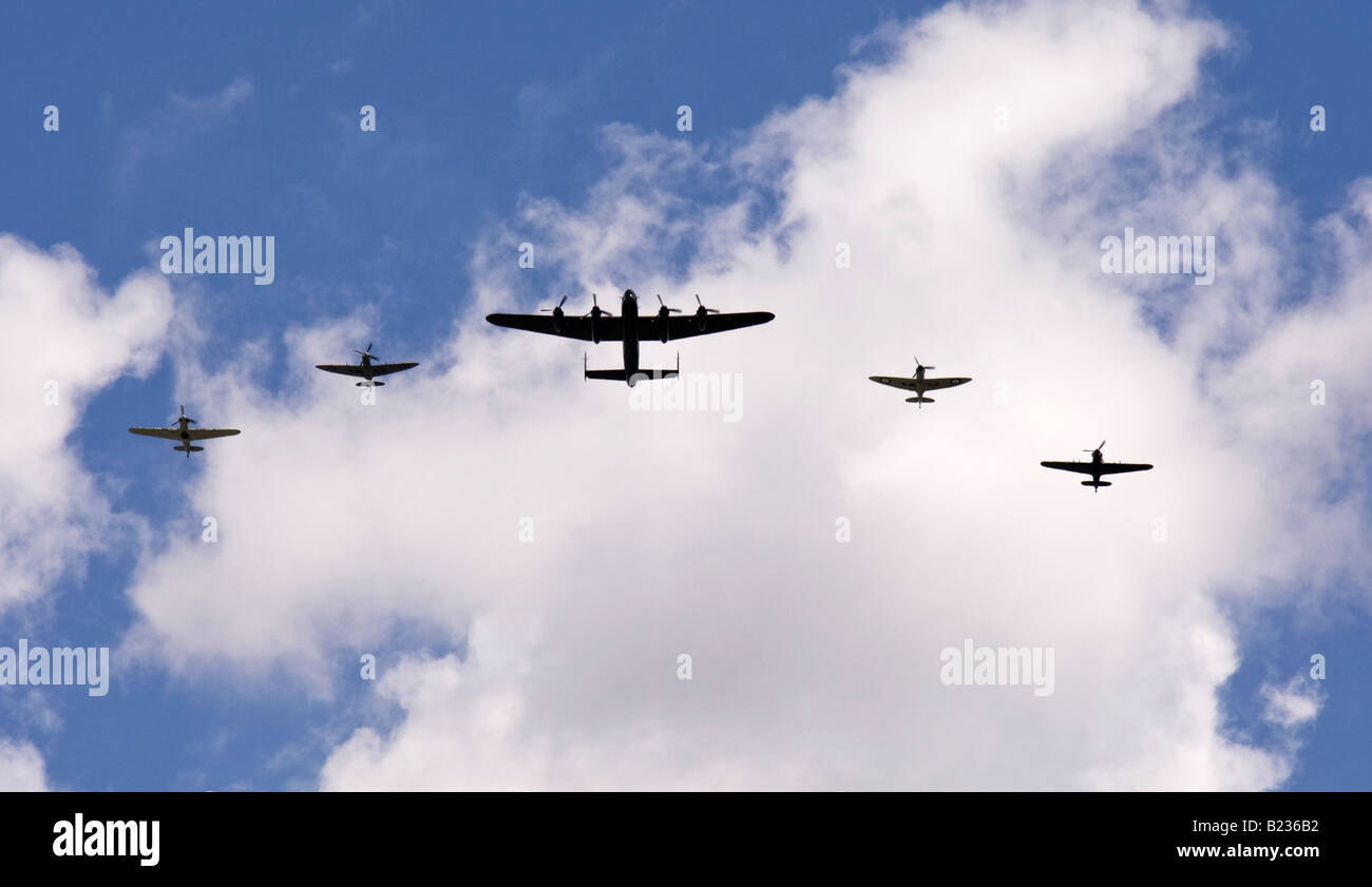 RAF planes flying in sky Stock Photo - Alamy
