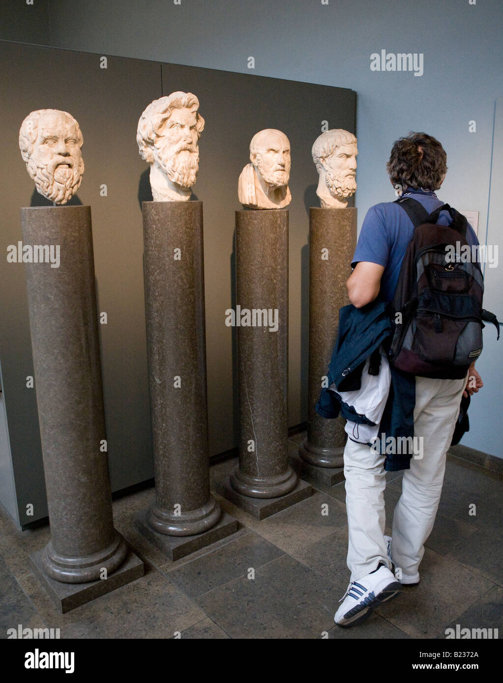 Room Of The Philosophers The British Museum London UK Europe Stock ...