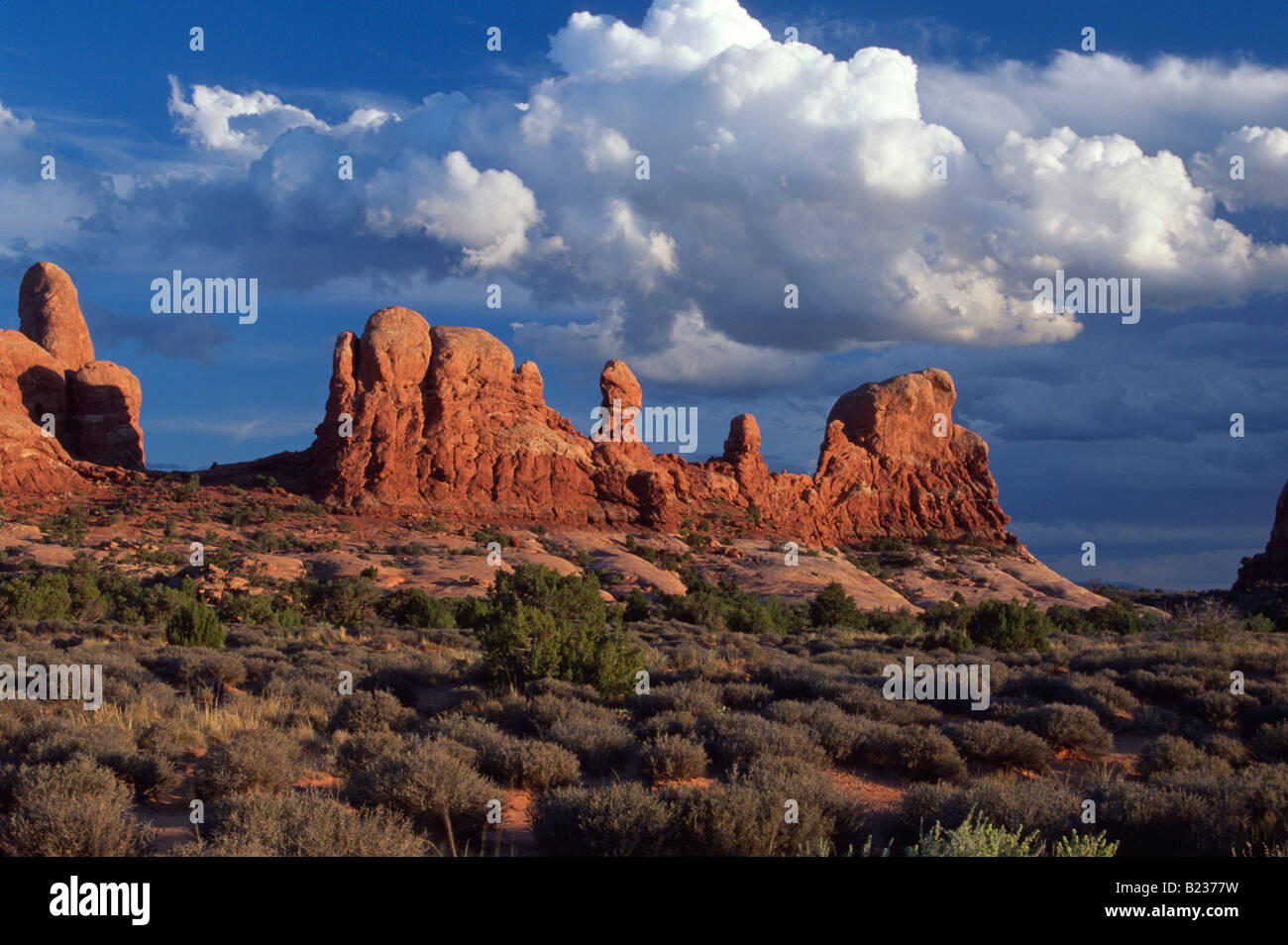Sandstone formation, Arches National Park Stock Photo - Alamy