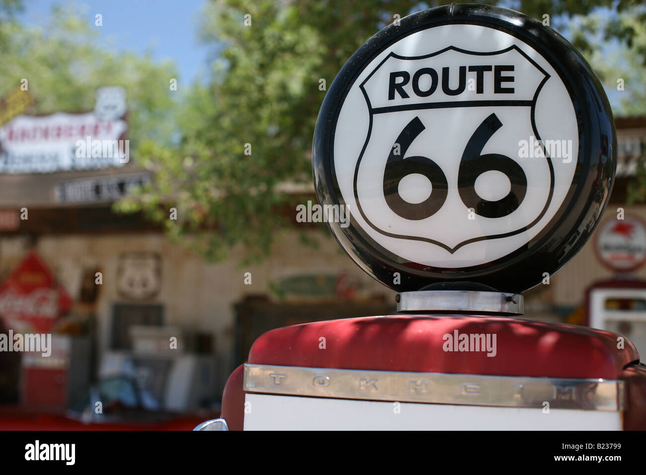 Route 66 Sign Arizona Desert USA Stock Photo - Alamy