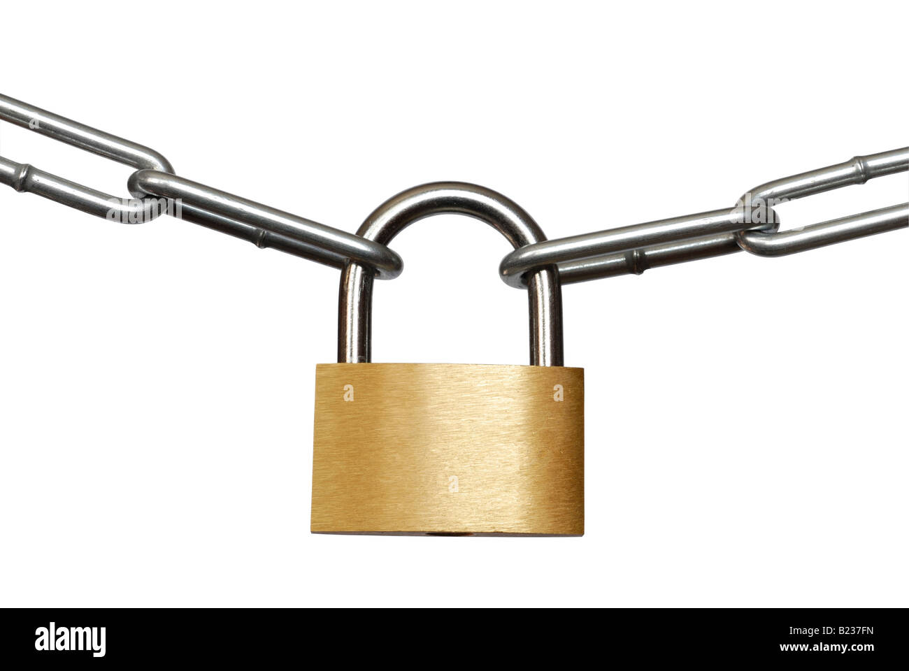 Padlock and chain Stock Photo - Alamy