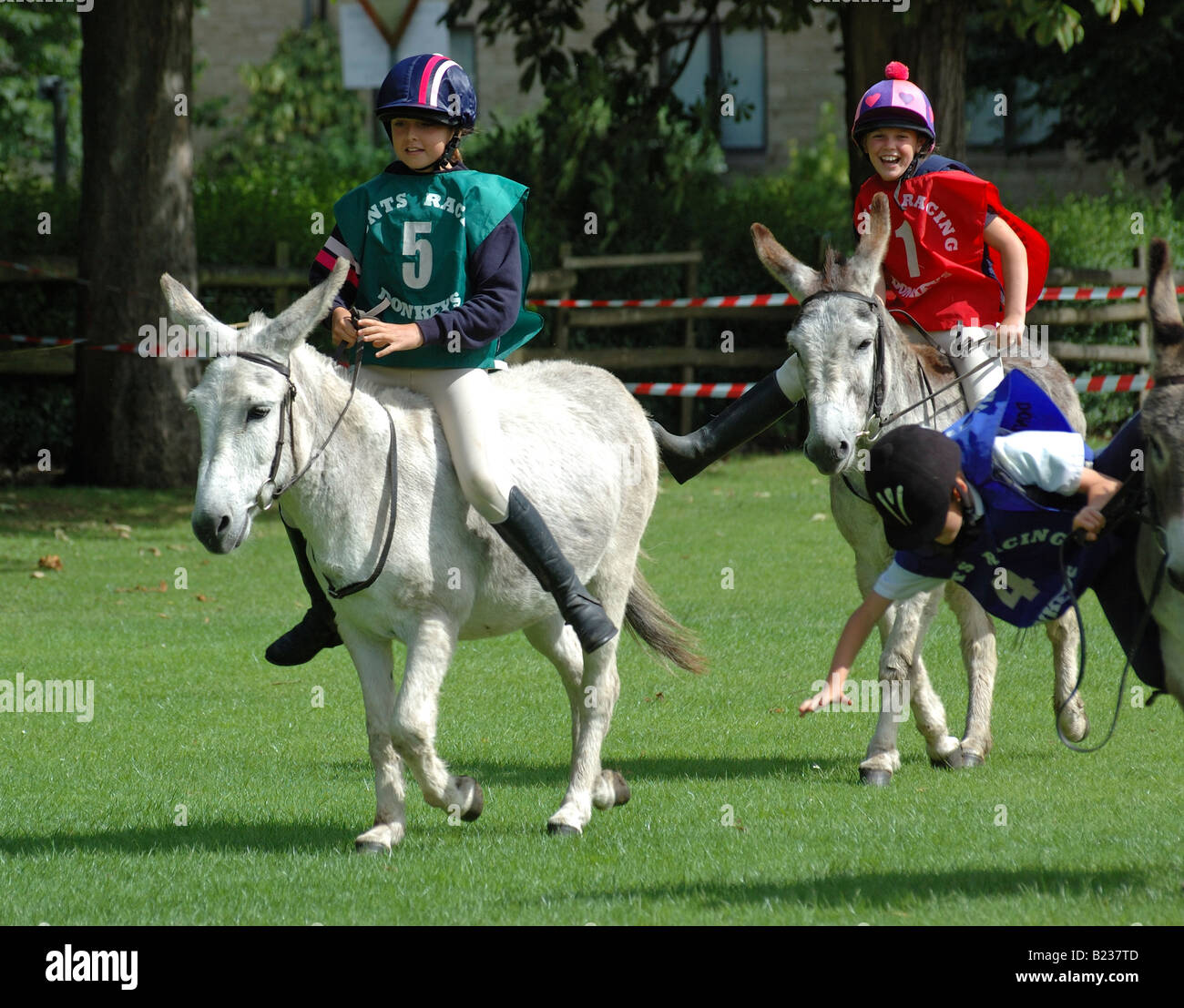 Jockey riding donkey hi-res stock photography and images - Alamy