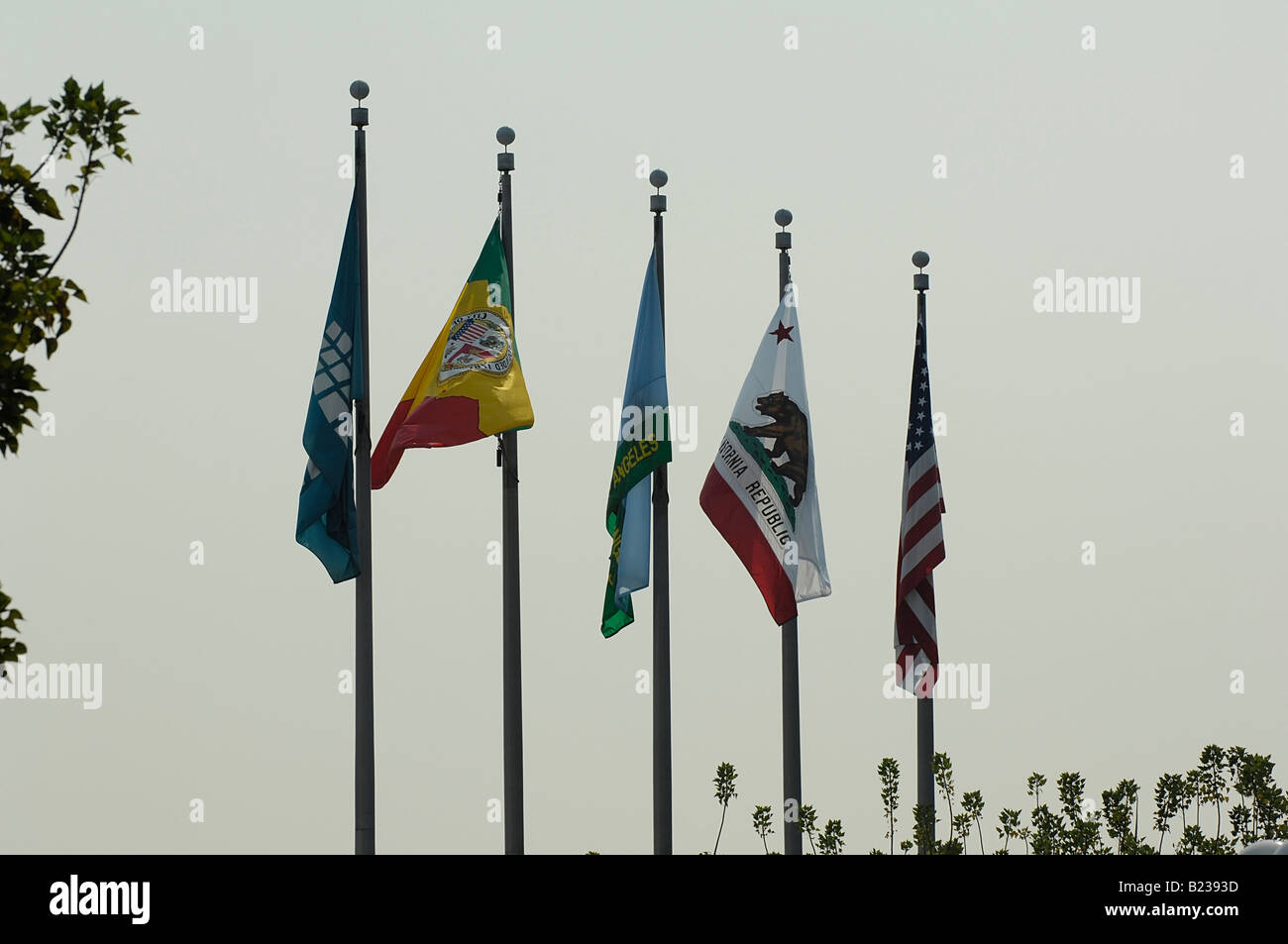 Flags of california hi-res stock photography and images - Alamy