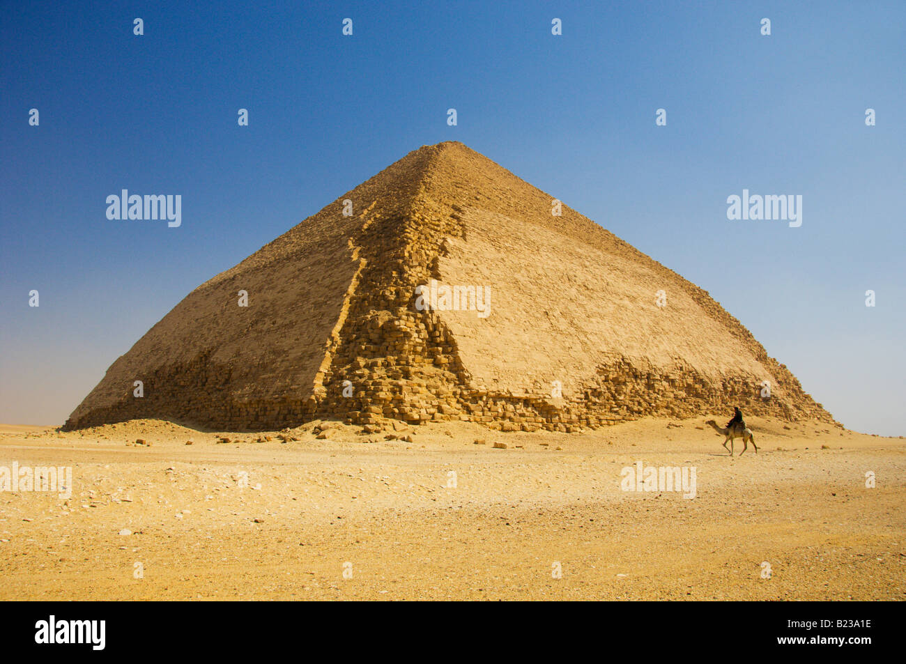 The Bent Pyramid of Snefru near Dashur Egypt Stock Photo - Alamy