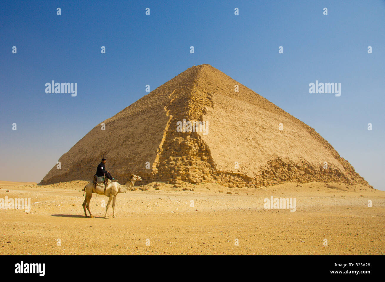 The Bent Pyramid of Snefru near Dashur Egypt Stock Photo - Alamy