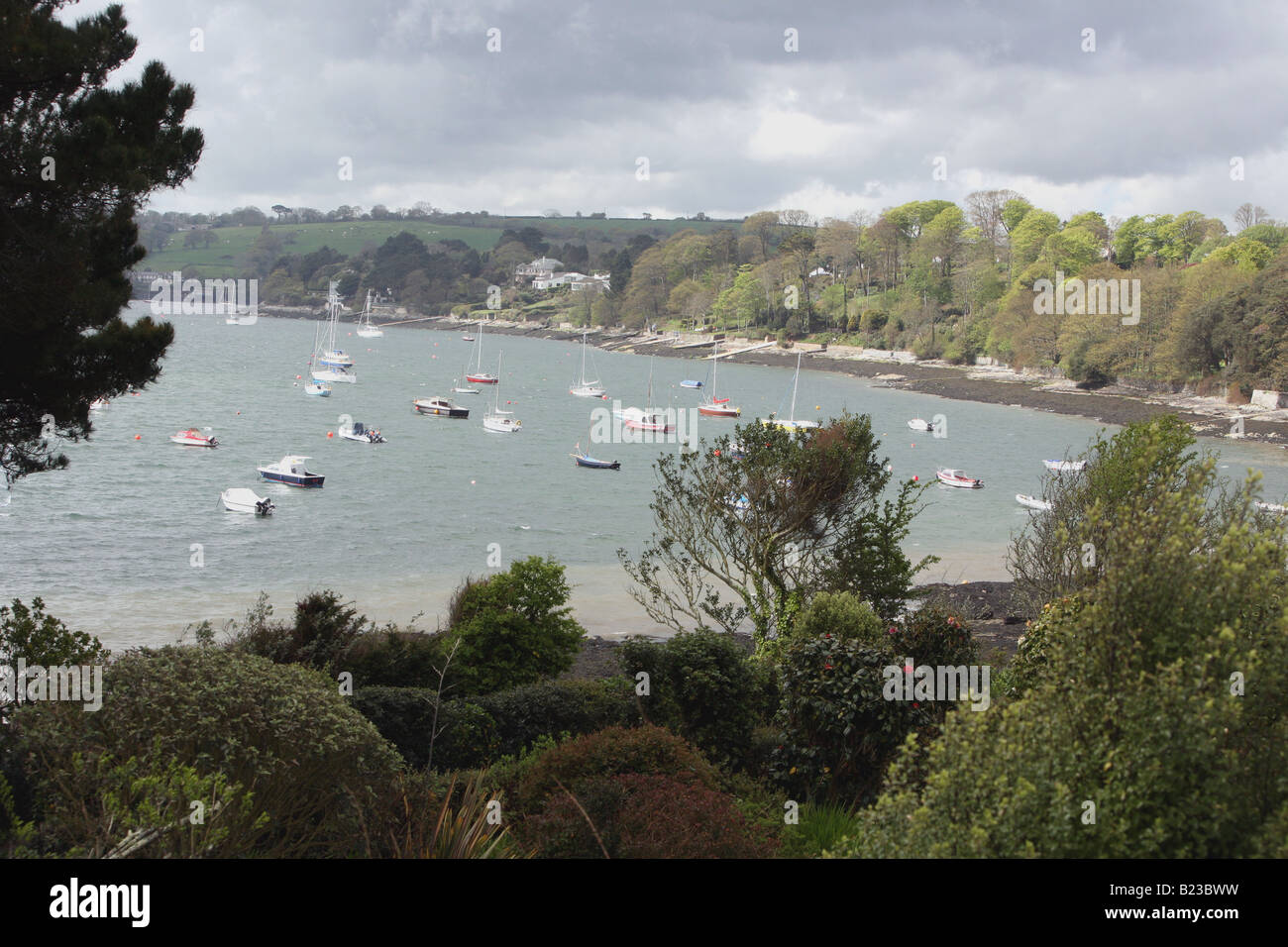 Loe Beach Feock Cornwall England Uk Europe Stock Photo - Alamy