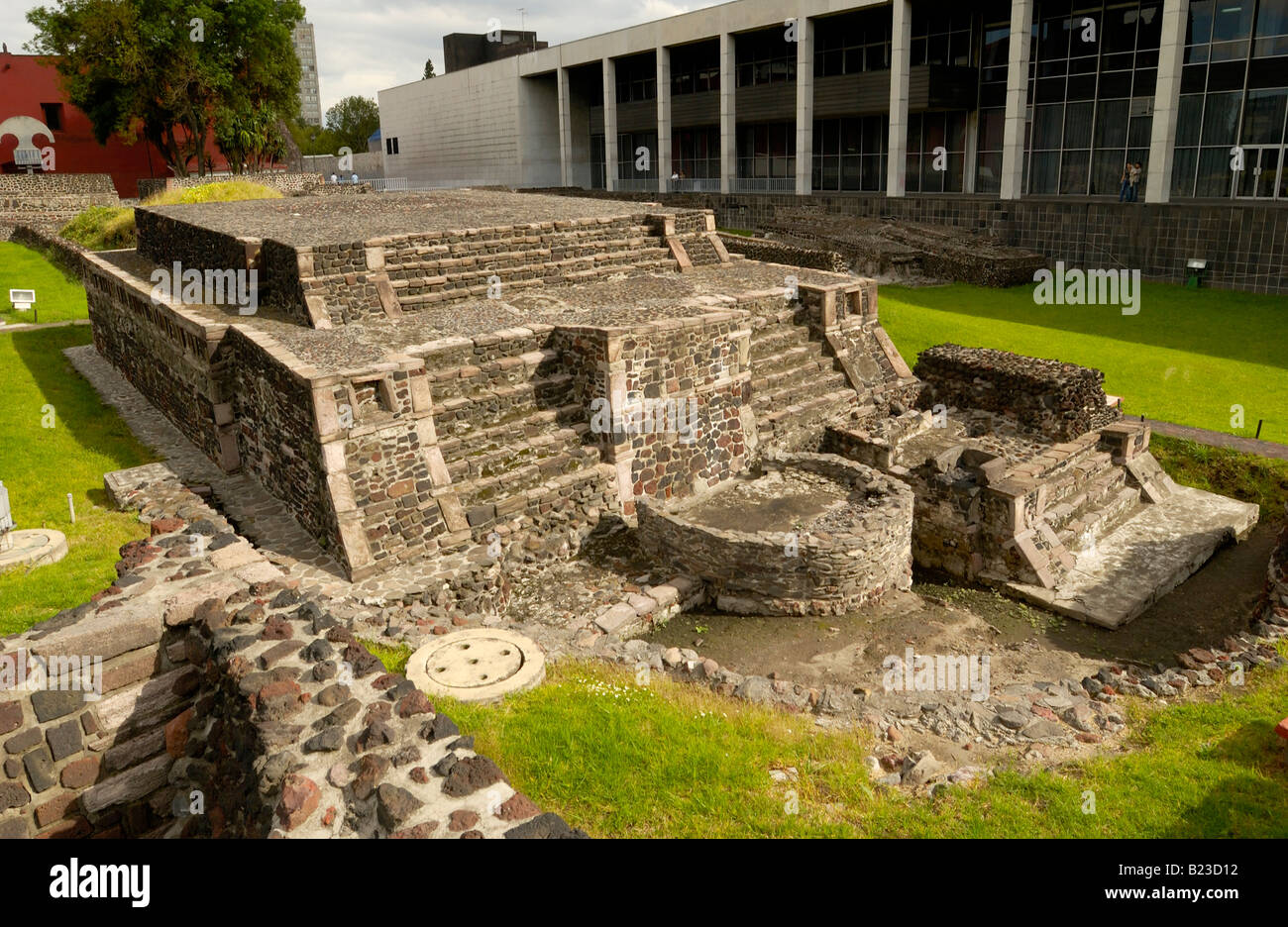 High angle view of old ruins of building Stock Photo - Alamy
