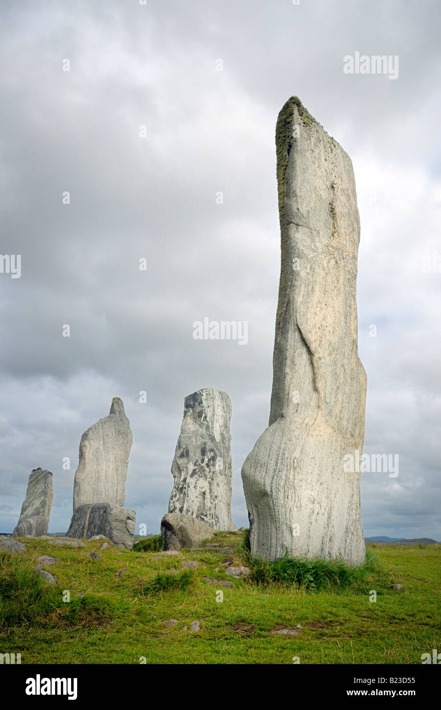 Calanais or Callanish Stone Circle on the Isle of Lewis Stock Photo - Alamy