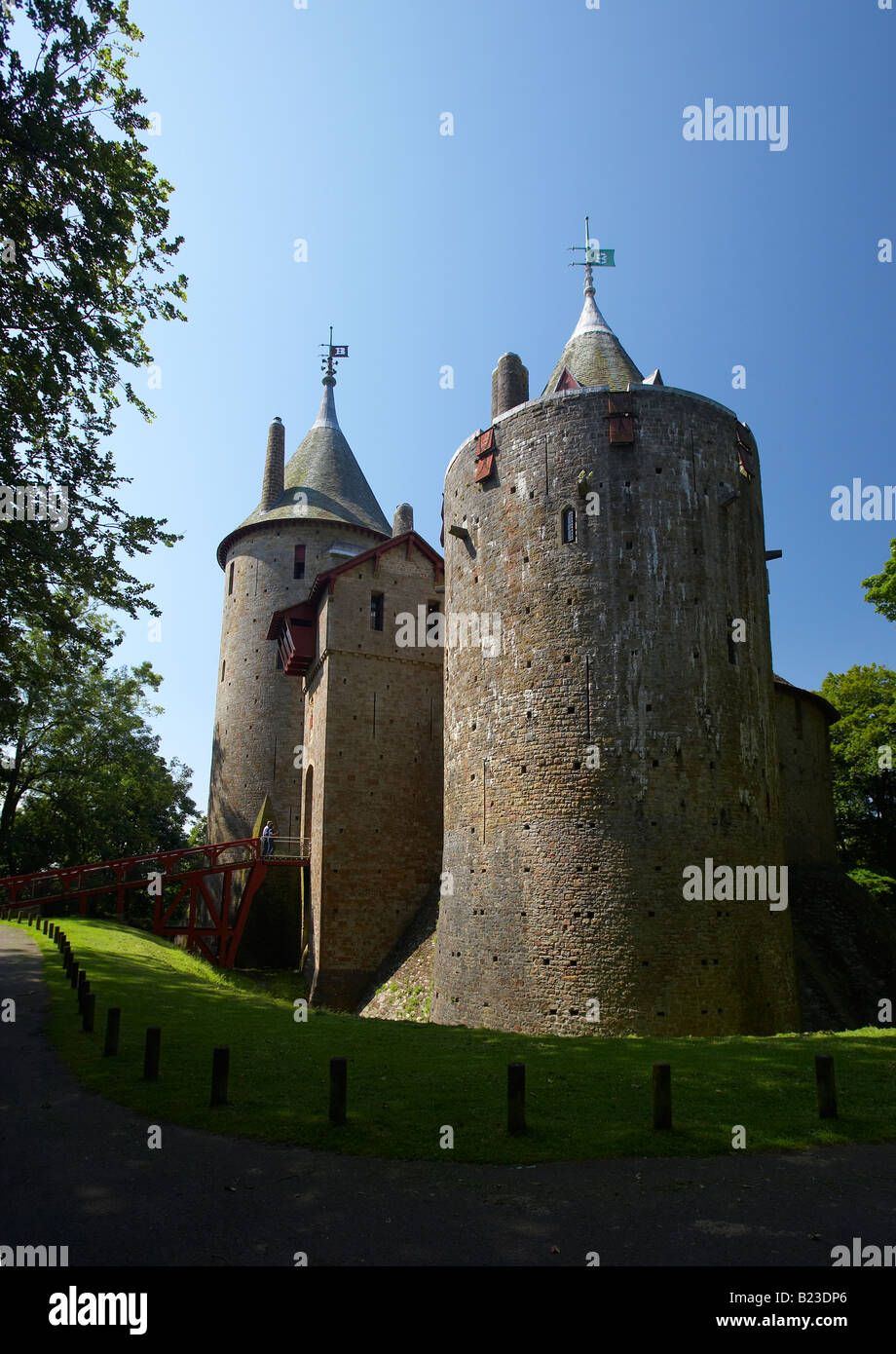 Castell Coch, (Red Castle), Tongwynlais, Wales, UK Stock Photo - Alamy