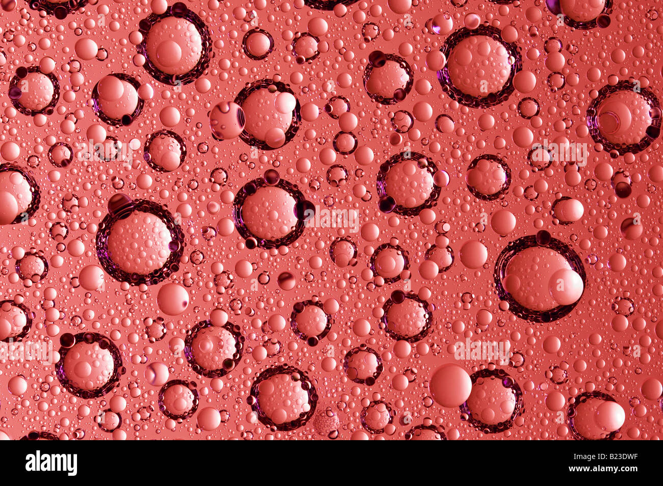 Colorful background with many drops of different sizes Stock Photo - Alamy