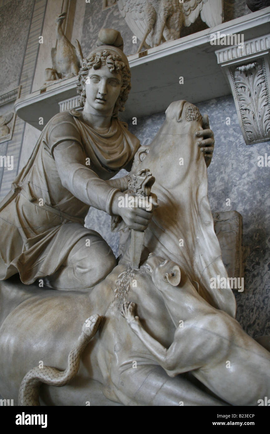 Wild animals sculptures in vatican museum hi-res stock photography and ...