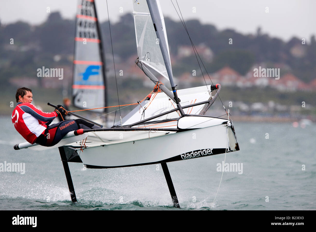 International Moth World Championships Weymouth WPNSA, 2008 Stock Photo ...