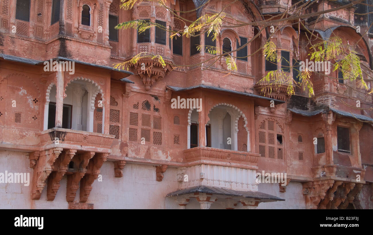 Castle Ghanerao heritage hotel in Rajasthan, India Stock Photo - Alamy