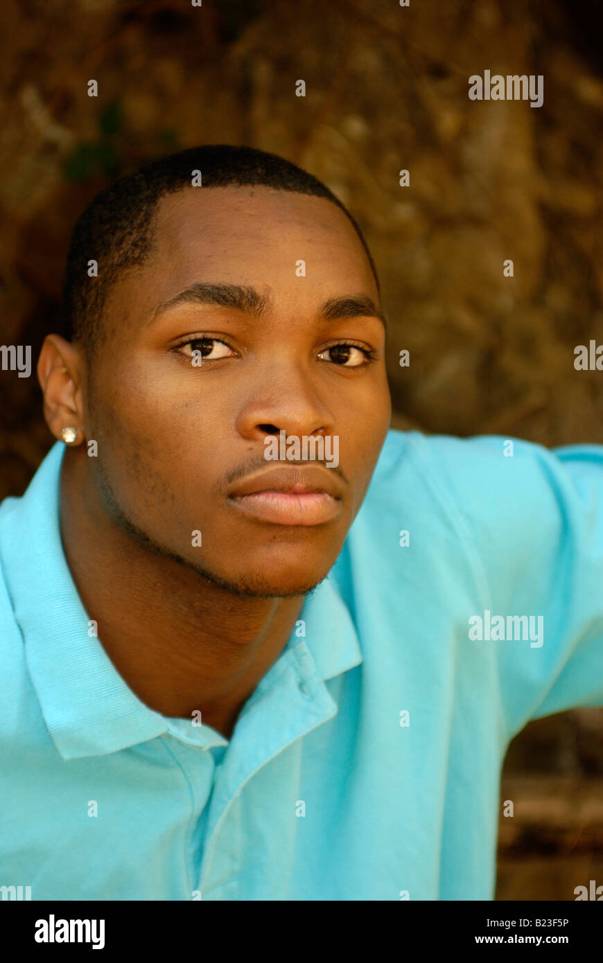 Black man portrait Stock Photo - Alamy