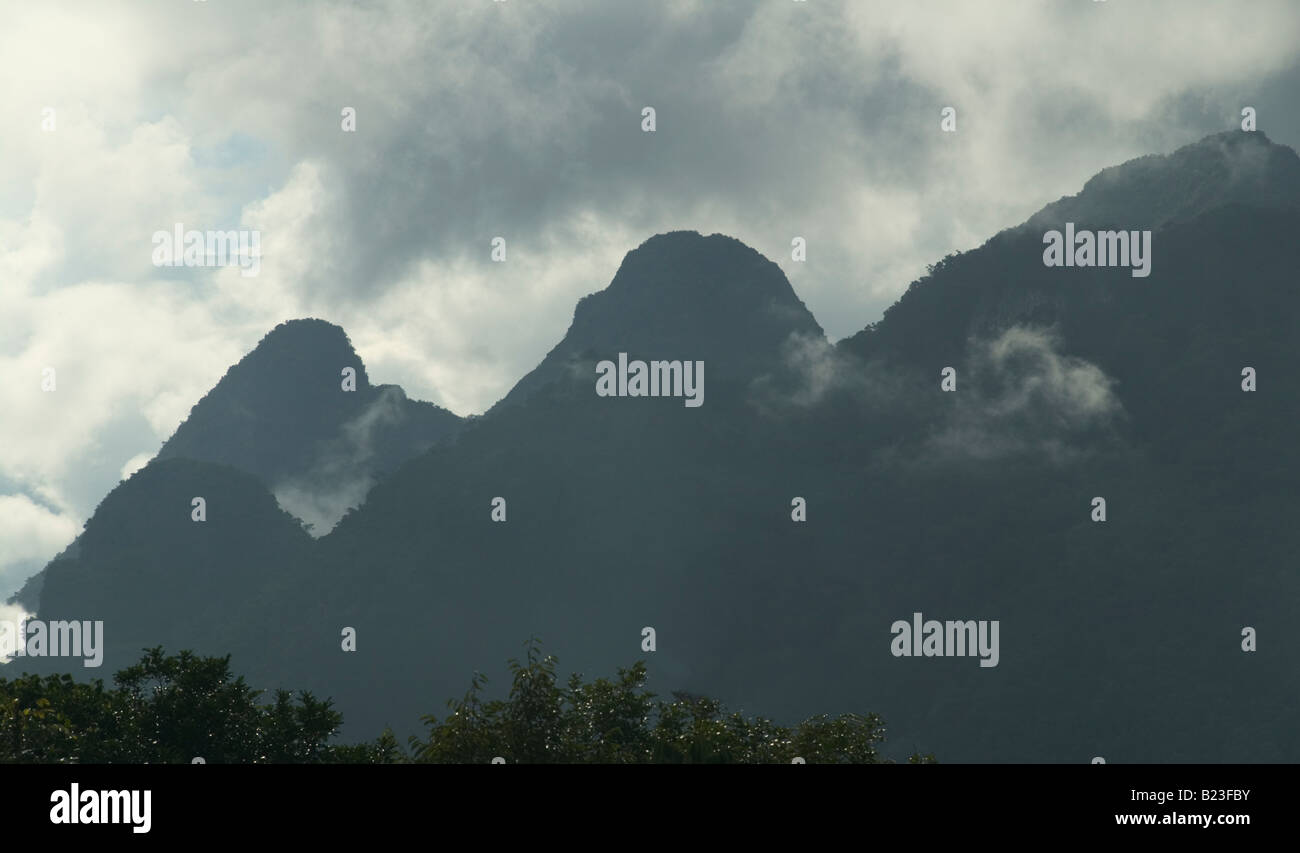 The slopes of Gunung Mulu Gunung Mulu National Park Sarawak Malaysia ...