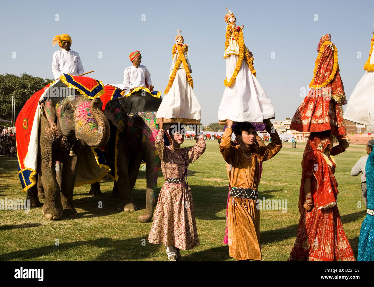Elephant Festival Jaipur Rajasthan India Stock Photo - Alamy