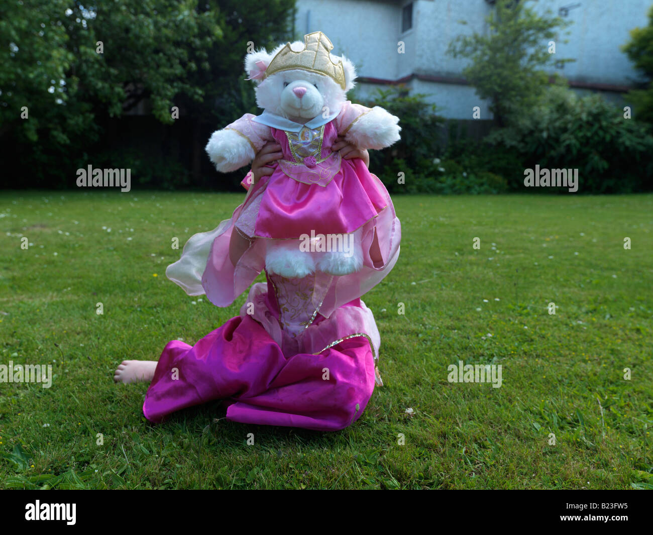 Princess and Princess Bear Stock Photo - Alamy