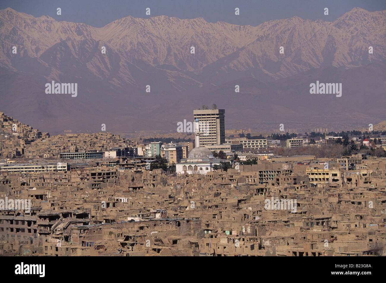 An overview of Kabul Afghanistan Stock Photo - Alamy