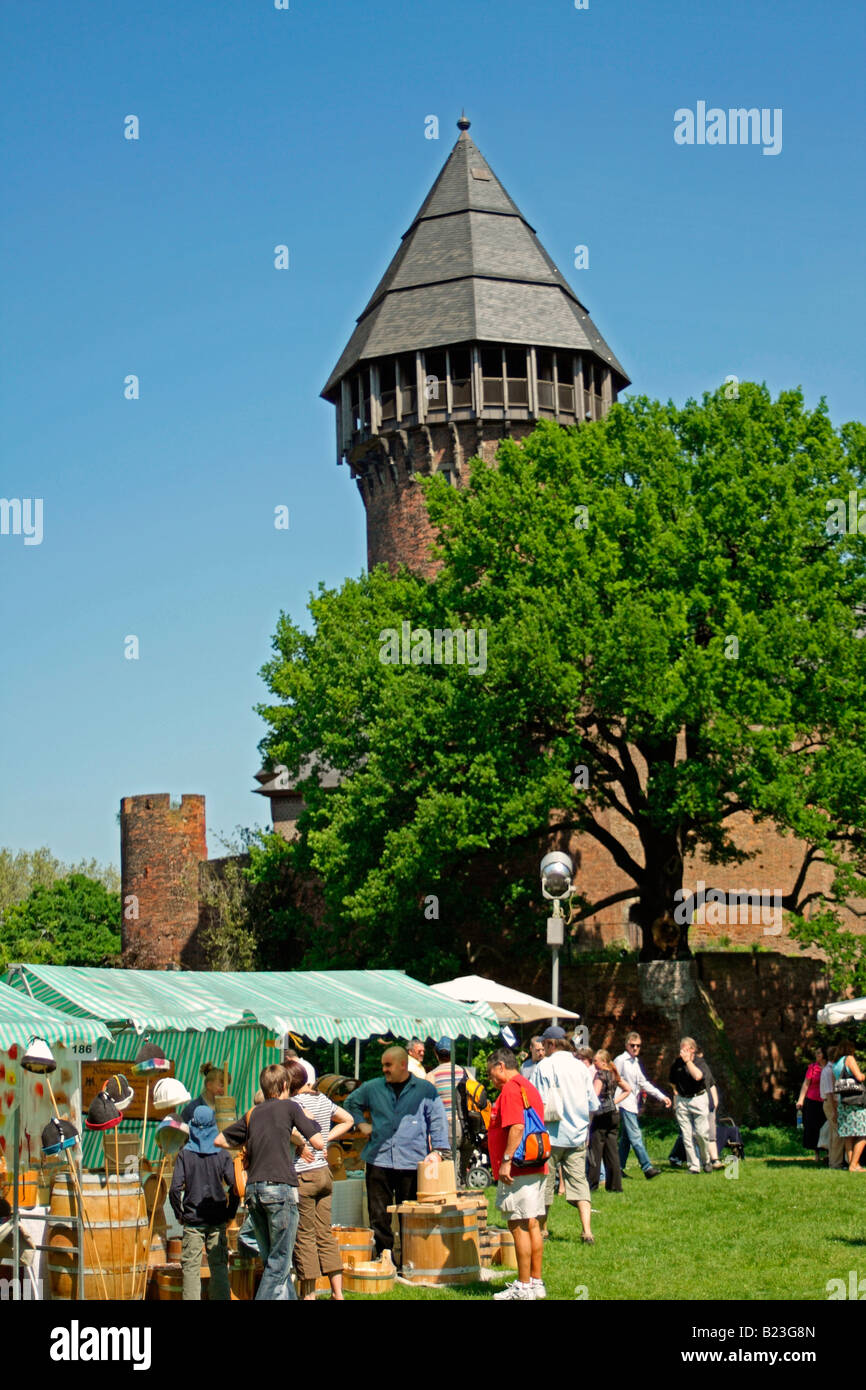 2008 Flax Market (Flachsmarkt) at Castle Linn, Krefeld, Germany Stock ...