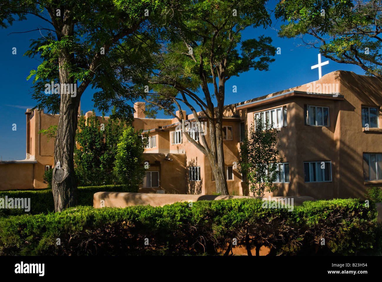 The Immaculate Heart of Mary monastery in Santa Fe, New Mexico Stock ...