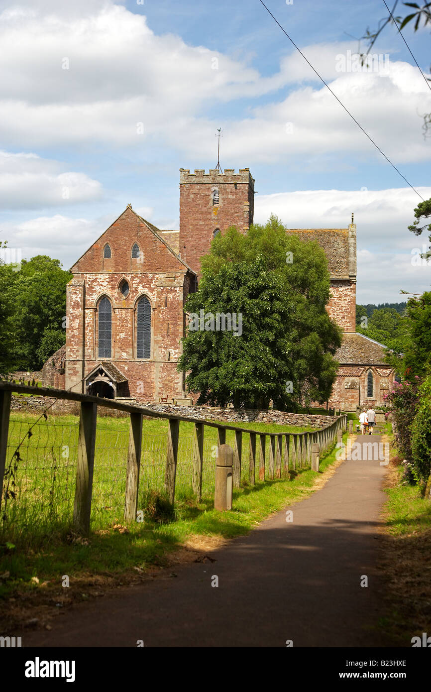 Dore Abbey and Church, near the Village of Abbey Dore in Herefordshire ...