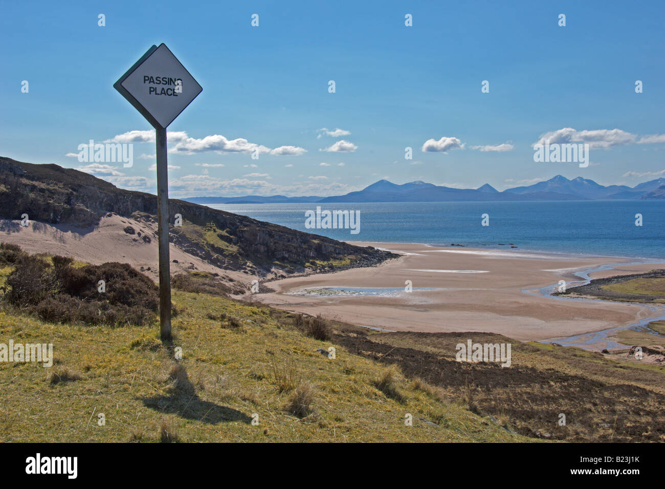 Looking west across Inner Sound from near Applecross to Raasay and Skye ...