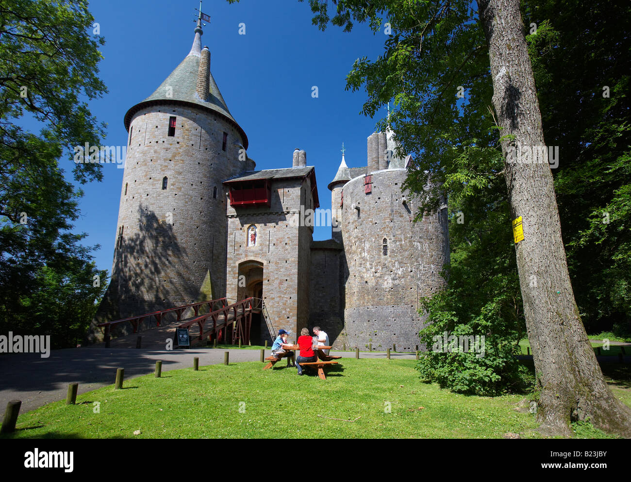 Castell Coch, (Red Castle), Tongwynlais, Wales, UK Stock Photo - Alamy