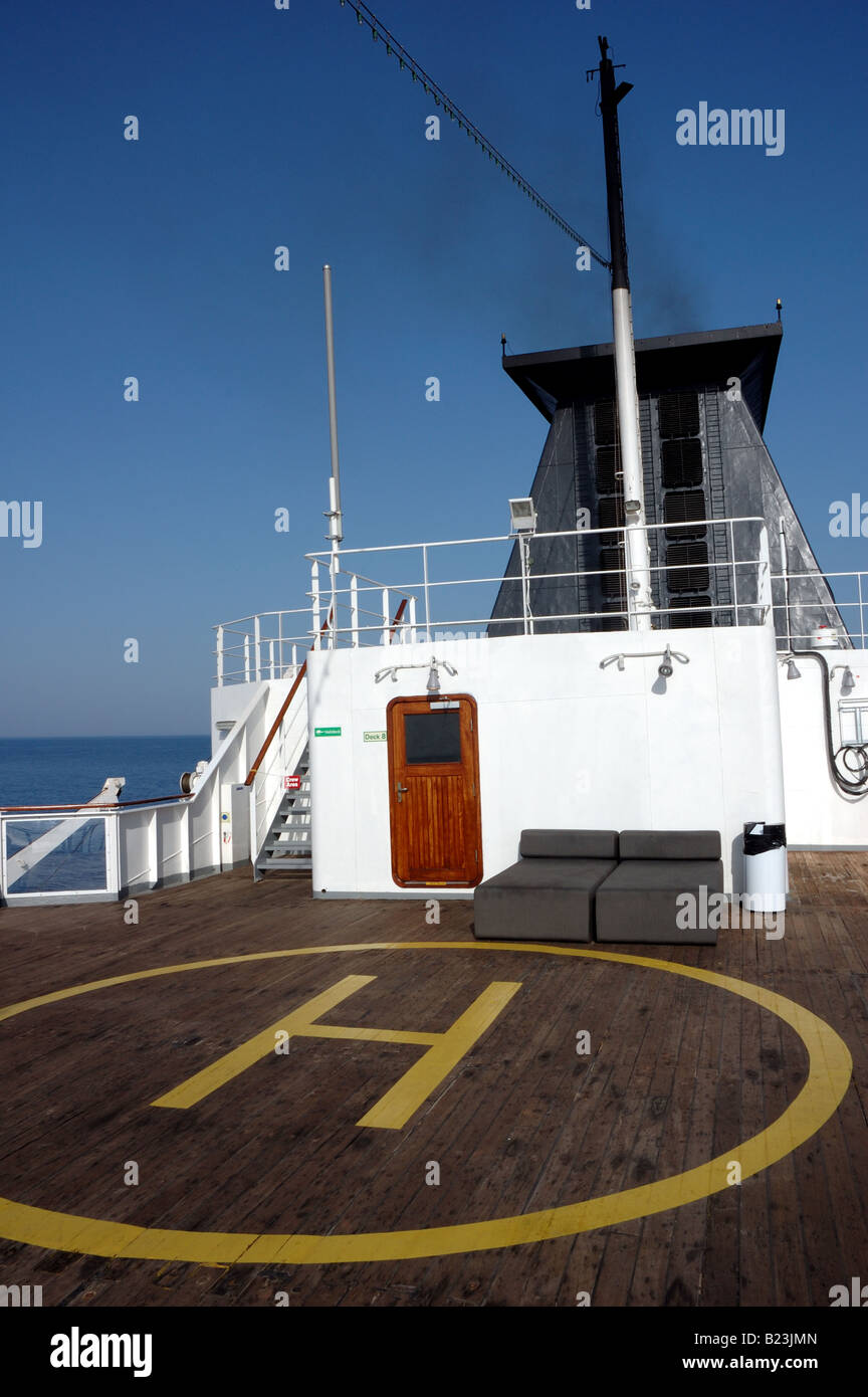 Helicopter pad on cruise ship hi-res stock photography and images - Alamy