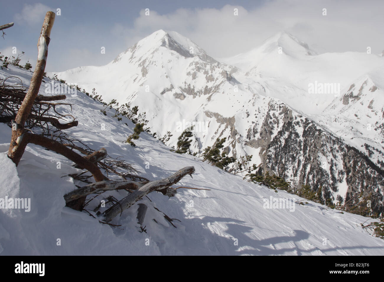 A view over Pirin Mountains, Pirin national park, Bulgaria Stock Photo ...