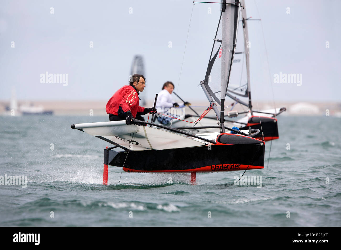 International Moth World Championships Weymouth WPNSA, 2008 Stock Photo ...